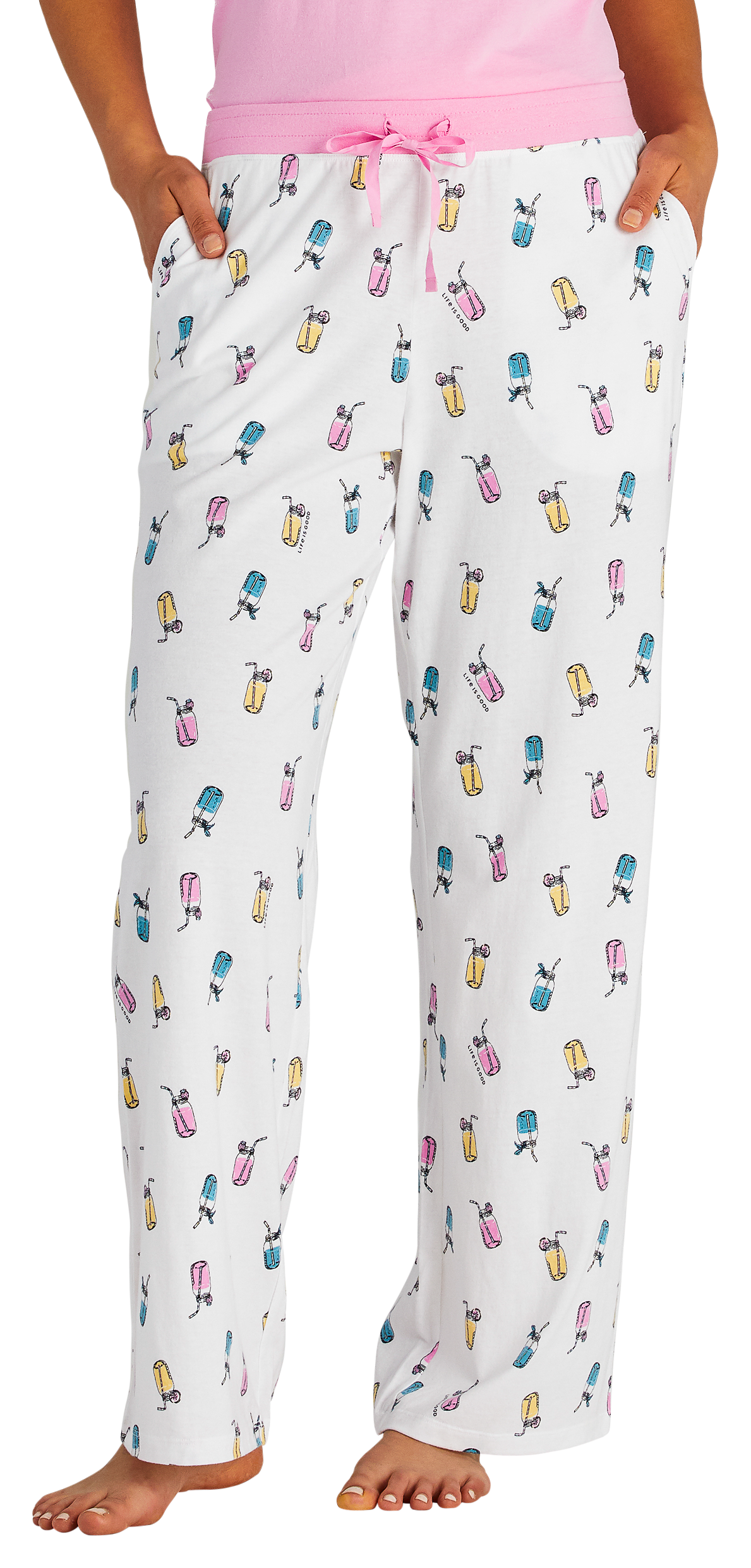 Life is Good Refreshing Jars Print Snuggle Up Sleep Pants for Ladies ...